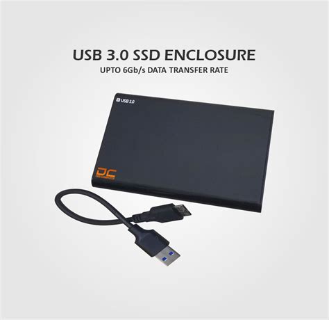 SSD HDD Enclosure USB 3 0 Portable Dixi Computer
