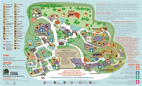 Greenville Zoo Map