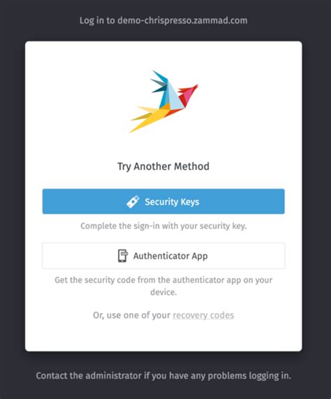 two factor authentication — zammad user documentation documentation