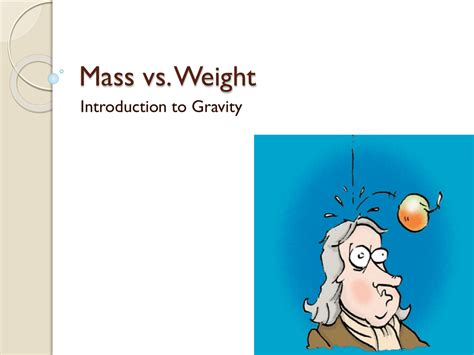 Difference Between Mass And Weight