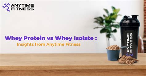 Whey Protein Vs Whey Isolate Insights From Anytime Fitness