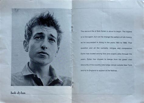 Bob Dylan Wight Concert Programme
