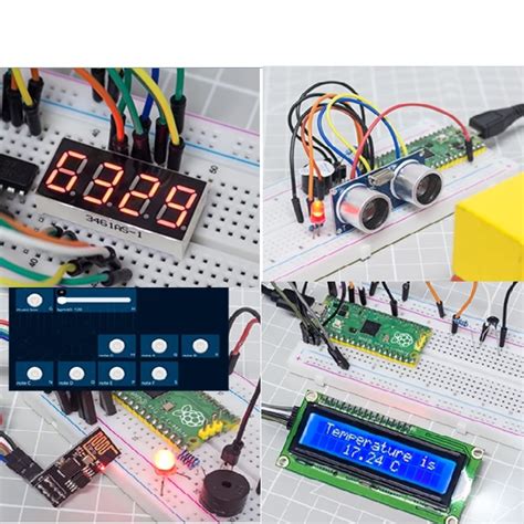raspberry pi pico starter kit bộ kit lập trình raspberry pi pico