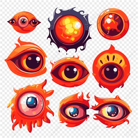 사악한 눈 벡터상표만화클립 아트 Png 일러스트 무료 다운로드 Lovepik