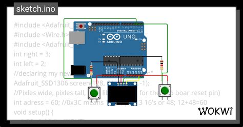 2 Buttons Wokwi Esp32 Stm32 Arduino Simulator