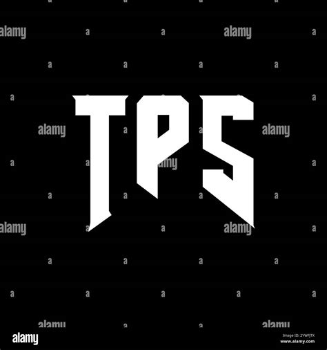 Tps Letter Logo Design For Technology Company Tps Logo Design Black And White Color Combination