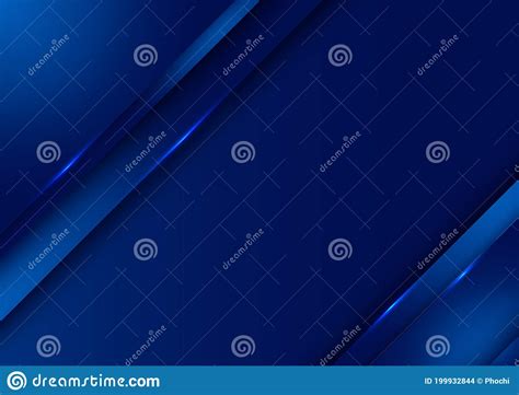 Template Design Abstract Dark Blue Gradient Stripes Overlap Layer