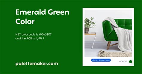 Emerald Green Color Palette Code