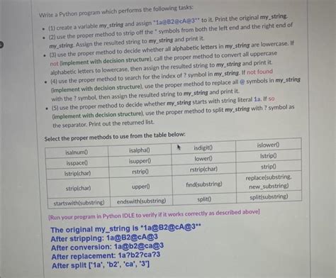 Solved Write A Python Program Which Performs The Following