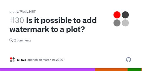 Is It Possible To Add Watermark To A Plot · Issue 30 · Plotlyplotlynet · Github