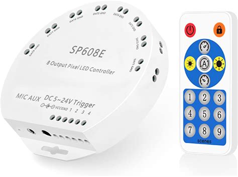 Meruido Sp608e Bluetooth Controller With 8 Signal Outputs