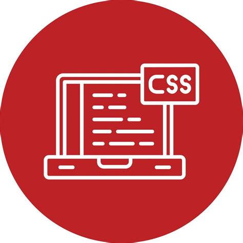 Css Vector Icon 31437775 Vector Art At Vecteezy