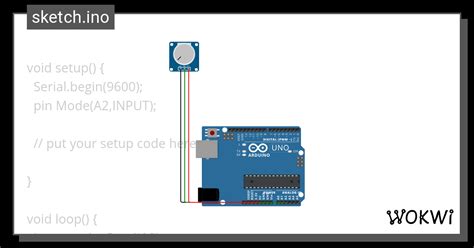 Potenio Meter Wokwi ESP32 STM32 Arduino Simulator