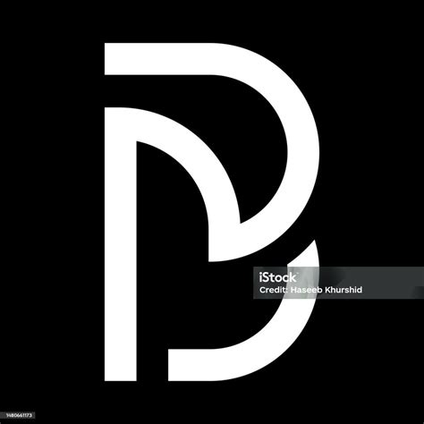 최소한의 Bp 로고 고급 배경에 Pb 편지의 아이콘입니다 Bp 모노그램 이니셜을 기반으로 한 로고 아이디어 전문적인 다양한 문자