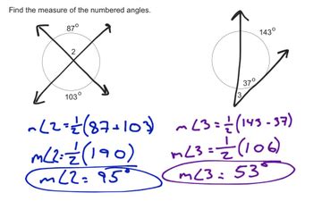 Angles Around Circles Educreations