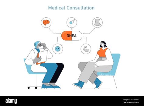 Dhea Supplement Concept Patient Learns About Dheas Effects On Health During A Medical