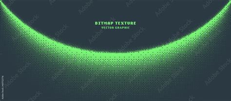 grafika wektorowa stock dither pattern bitmap texture semicircle