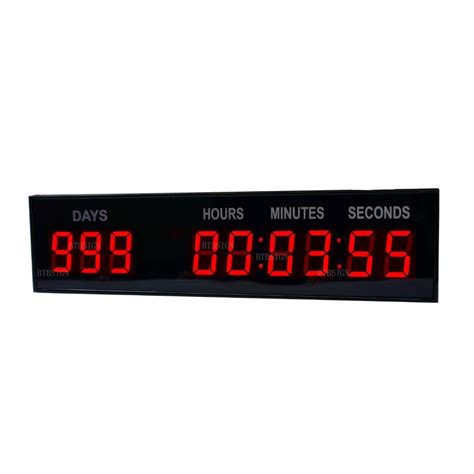 led countdown day wall clock count down up special event day christmas 1 8 inch versatile