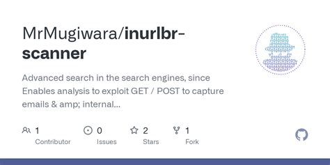 GitHub MrMugiwara Inurlbr Scanner Advanced Search In The Search Engines Since Enables