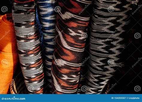 Rolls Of Hand Woven T`nalak Cloth Made From Organic Abaca Plant Fibers