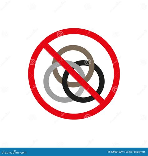 Interlocking Rings Icon In Trendy Design Style Interlocking Rings Icon Isolated On White