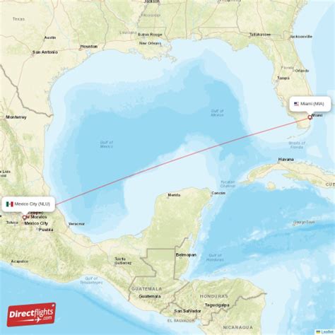 Direct Flights From Miami To Mexico City Mia To Mex Non Stop
