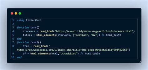 Comparison Of Web Scraping Speed Julia Vs R Vs Python Rjulia