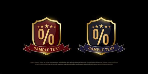 Premium Vector Premium Golden Badge On Black Background Isolated