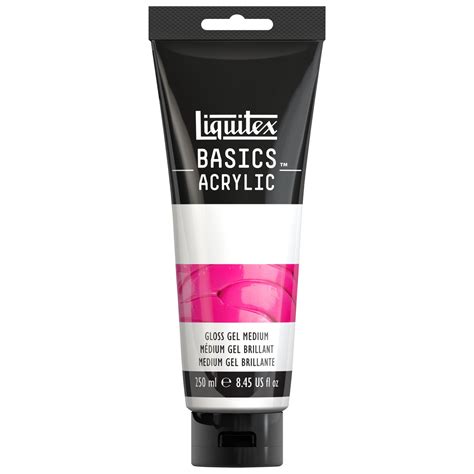 Liquitex Basics Gloss Gel Medium 250ml The Drawing Room