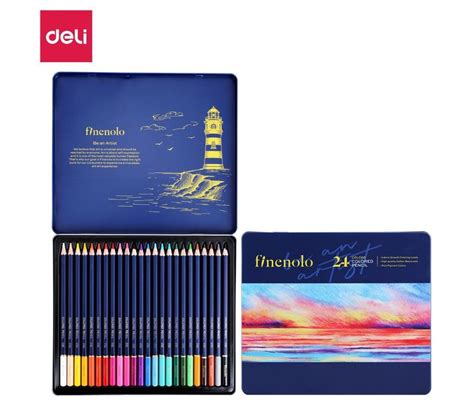 ფანქარი ფერადი 24ფ C122 24 Deli Finenolo ყოჩაღები ბიზნესის