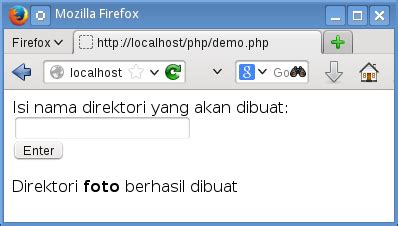 Membuat Dan Menghapus Direktori Dengan PHP
