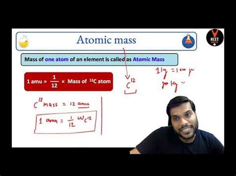 Atomic Mass Class Chemistry Arvind Sir YouTube