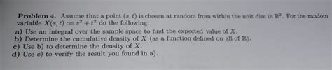 solved problem 4 assume that a point s t is chosen at