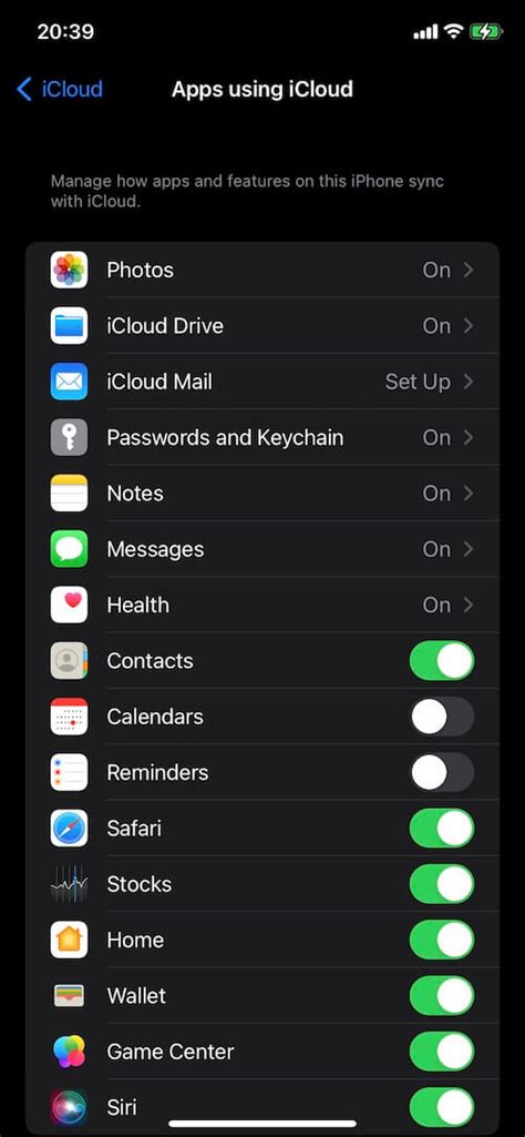 How To Manually Control ICloud Data Sync