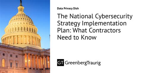 The National Cybersecurity Strategy Implementation Plan What