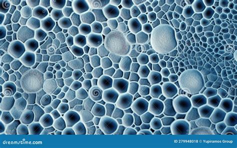 Bacterium Under A Microscope Showing Its Details And Structure Royalty Free Stock Image