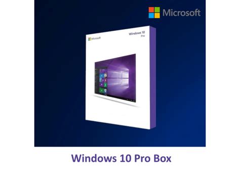 Buy Windows Pro Box A Key Of A Licensed Operating System For A Company Home And Business In