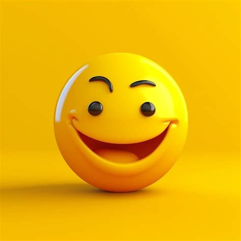 Premium Ai Image Yellow Emoji Day