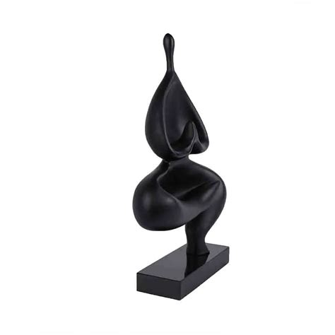Black Modern And Abstract Namaste Decorative Object By Iota In Iota Furniture