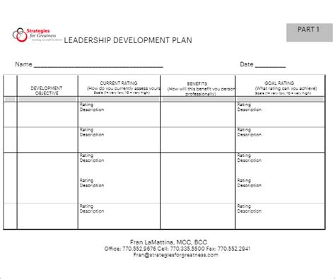 25 Development Plan Templates Free Pdf Word Excel Doc Formats