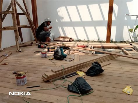 Pemasangan Lantai Decking Kayu Profesional Indoor And Outdoor — Berkah Taman Group