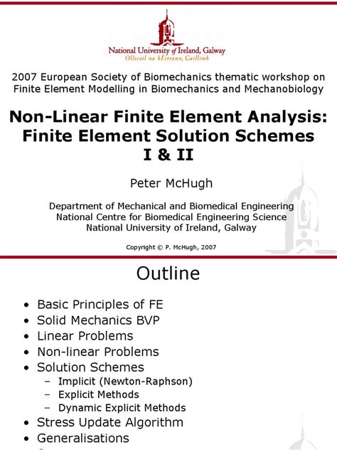 non linear finite element methods pdf finite element method