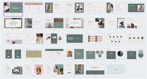 how to create a branded slidedeck for your ecourse canva