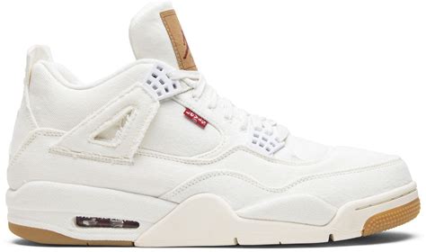 Buy Levis X Air Jordan 4 Retro White Denim Ao2571 100 Goat