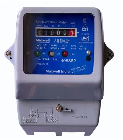 Single Phase Static Watt Hour Meter Counter Display At Rs 318 Single Phase Energy Meters In