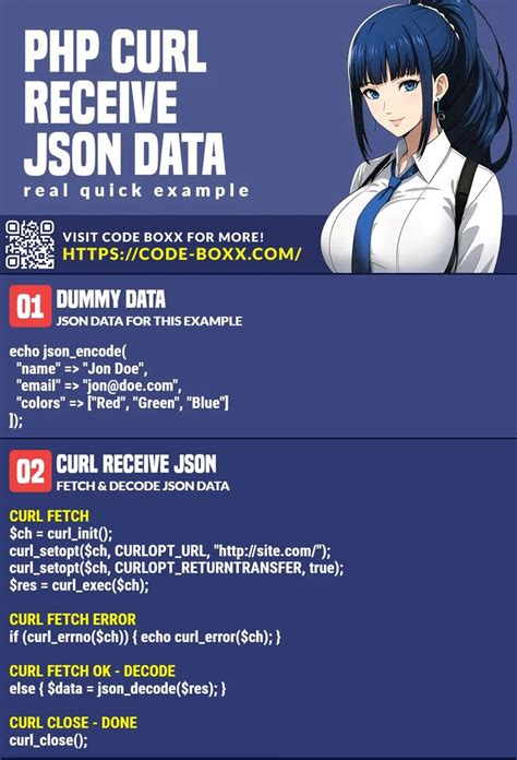 Receive Json Data With Php Curl Learn Computer Coding Coding Computer Basics