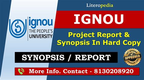 Buy Ignou Project Report And Synopsis In Hard Copy