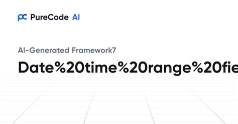 Build Great Framework7 Date20time20range20field Components Faster