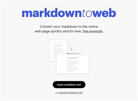 Una Herramienta Para Convertir Markdown A Página Web De Forma Rápida Y
