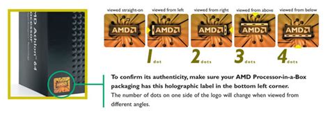 Amd Cpus To Sport Anti Fake Holograms The Register